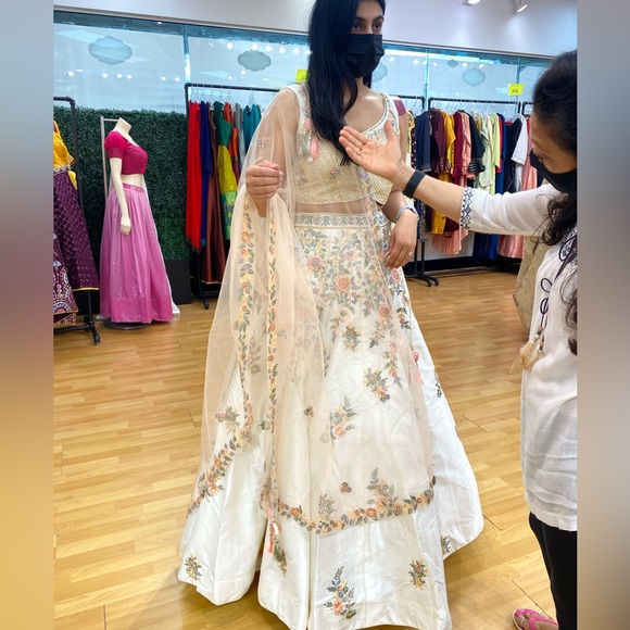 Lehengas | Floral Lengha 3 Piece | Poshmark